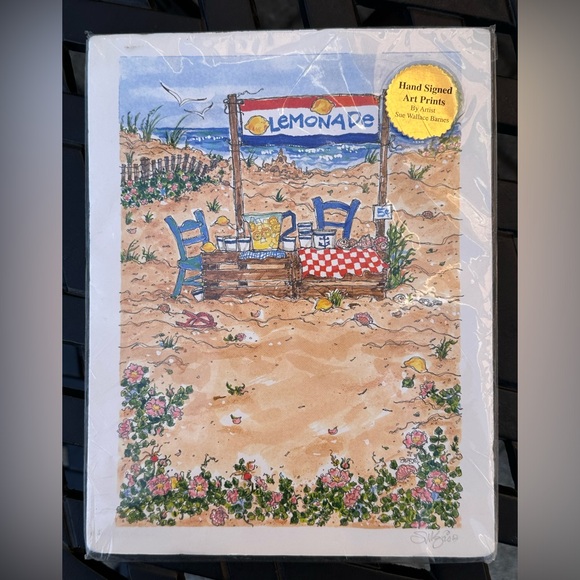 Sue Wallace Barnes | Art | Hand Signed Sue Wallace Barnes Lemonade ...